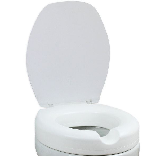 Assento Sanitário Mebuki Elevado com Tampa